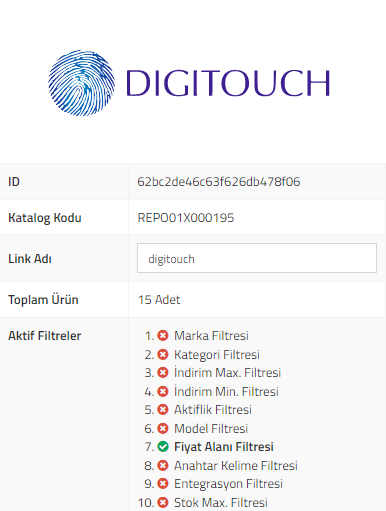 Digitounch Yapısı | ConnectProf Destek Sistemi